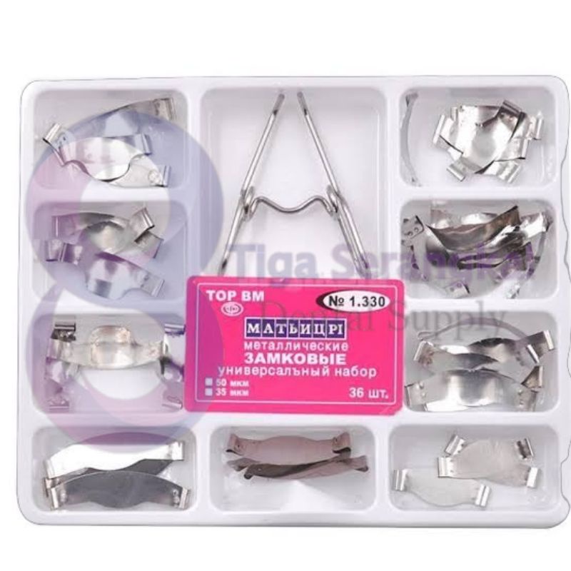 Jual Dental Saddle Sectional Matrix Contoured Tor VM BM 1330 / Matriks ...