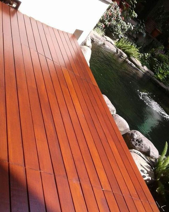 Jual Kayu Taman Decking Bengkirai non Ulin non Merbau 150cm | Shopee ...