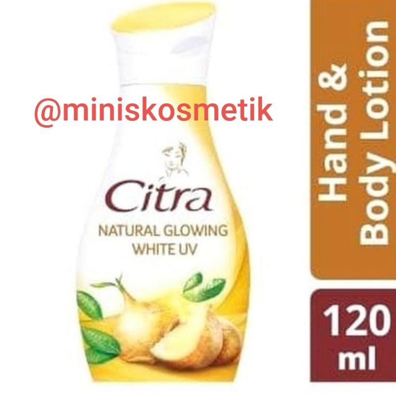 Jual Citra Natural Glowing White UV 120ml | Shopee Indonesia