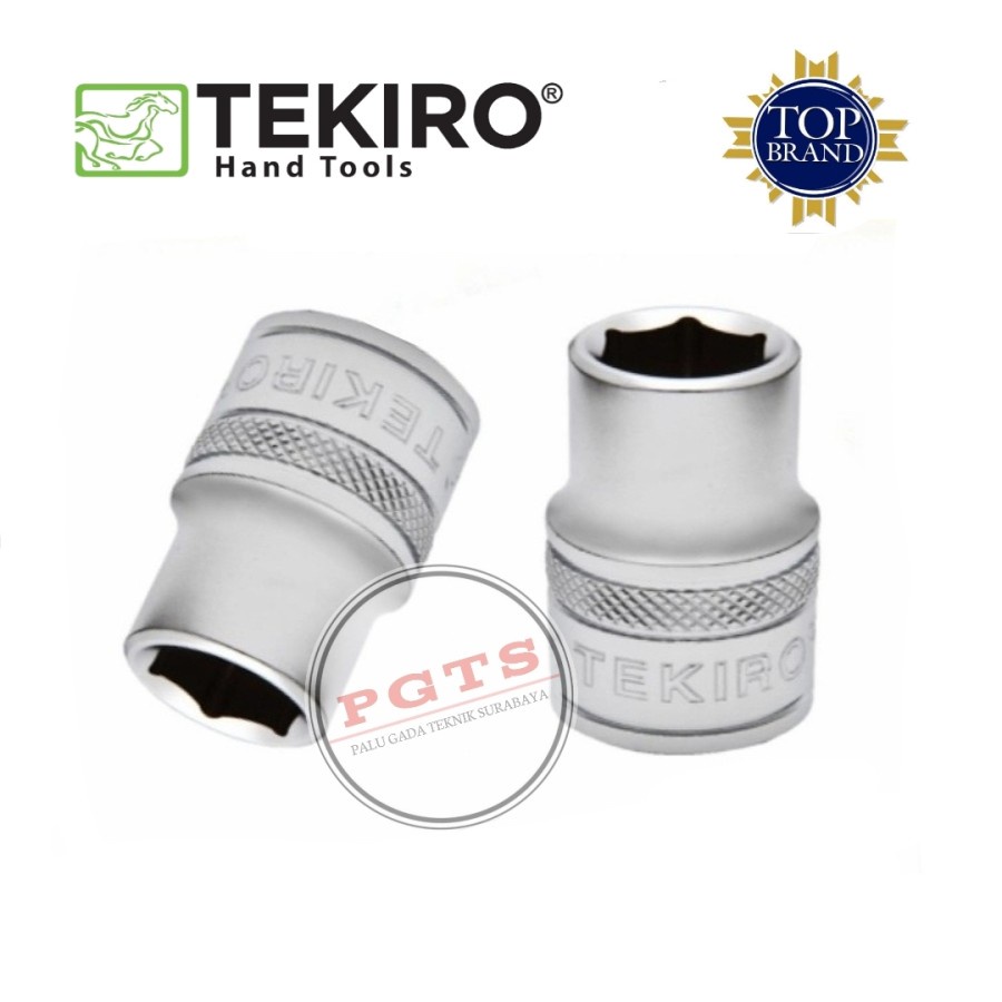Jual TEKIRO Kunci / Mata Soket 17 mm 1/2" Inch DR. 6 PT / Socket / Sock Spanner / Anak Sok 17mm ...