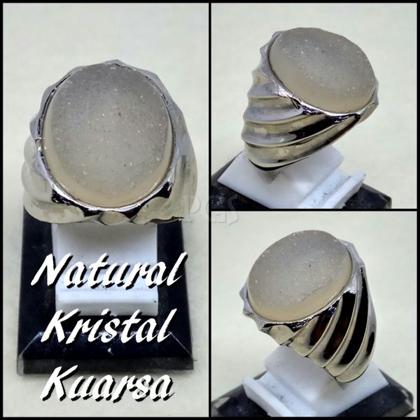 Jual CINCIN BATU AKIK NATURAL KRISTAL KUARSA / KECUBUNG INTAN LANGKA ...