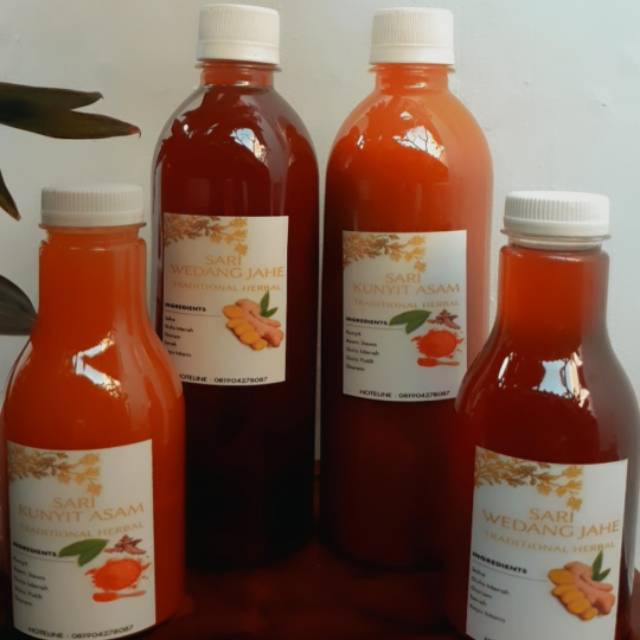 Jual Paket Jamu Isi 4 Ukuran 500 ml dan 250 ml | Shopee Indonesia