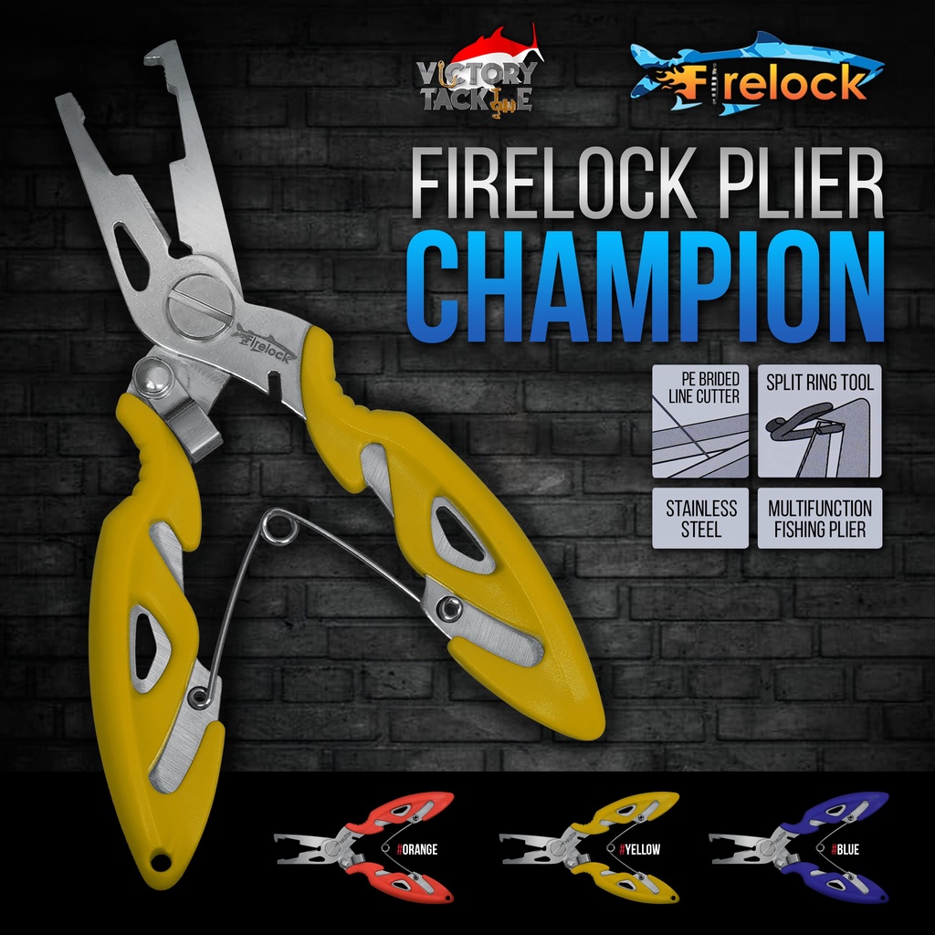 Jual EXTRA BONUS | TANG PANCING SPLIT RING FIRELOCK FISHING PLIERS CHAMPION | Shopee Indonesia