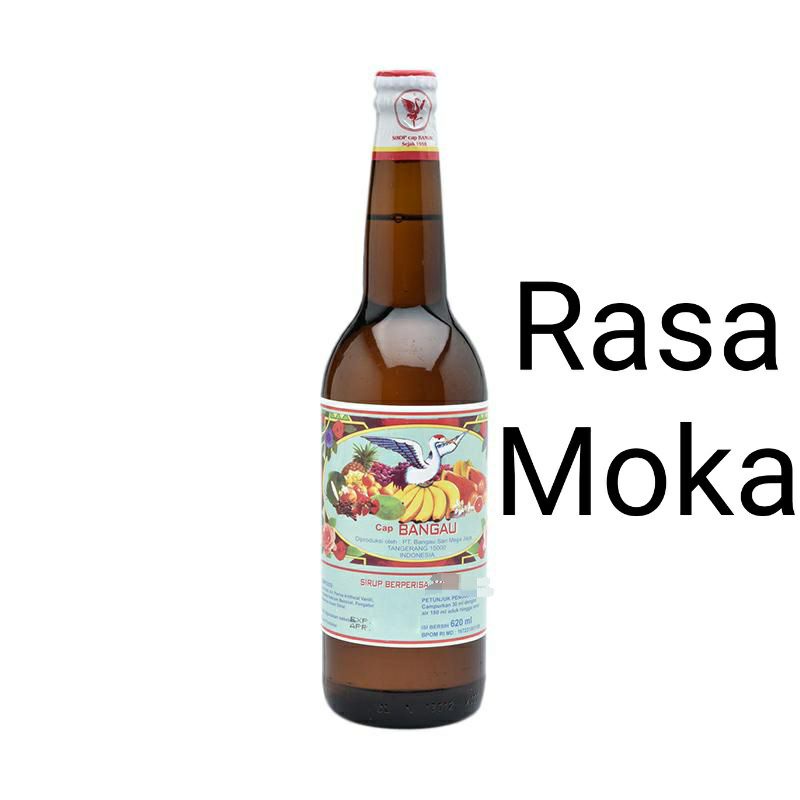 Jual Sirup Bangau Rasa Moka 620 ml | Shopee Indonesia