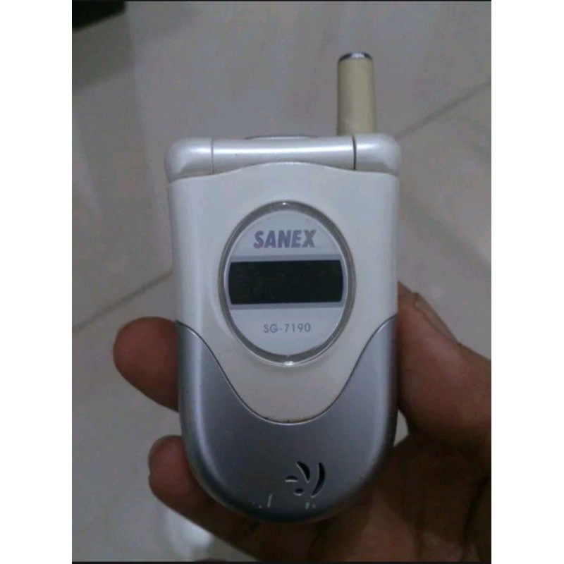 Jual Sanex SG 7190 Flip Silver Original Mulus Jadul Langka Normal ...
