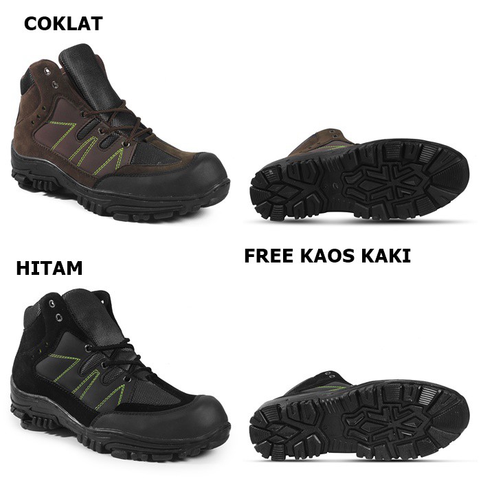 Jual sepatu pria crocodile maung sepatu gunung outdor safety haiking ...
