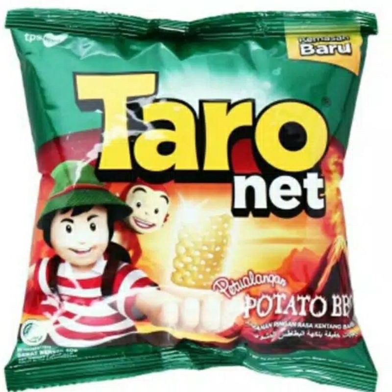 Jual TARO NET POTATO BBQ 9 GRAM SNACK CEMILAN MAKANAN RINGAN MURAH ...