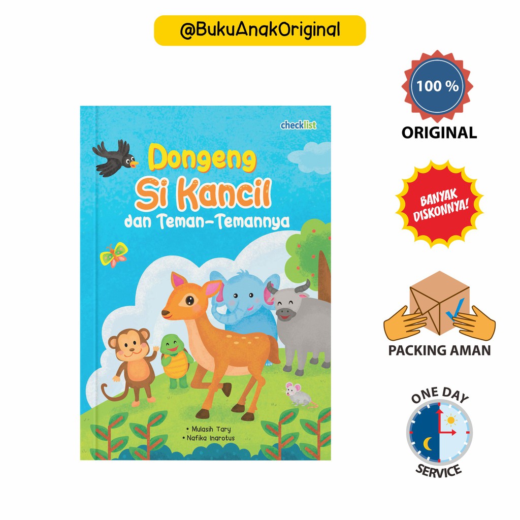 Jual Buku Cerita Anak Dongeng si Kancil & Teman-Temannya Full Color ...
