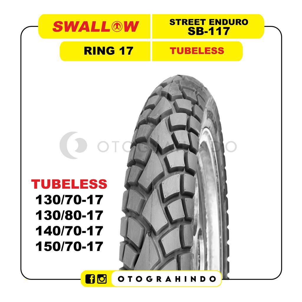 Jual Ban Luar Motor Swallow SB-117 Street Enduro 130/70 130/80 140/70 ...