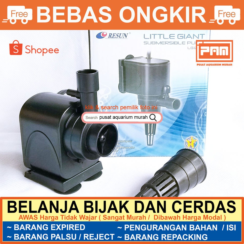 Jual Pompa Resun 1200 Little Giant LG 1200 LG1200 Pompa Aquarium Pompa ...