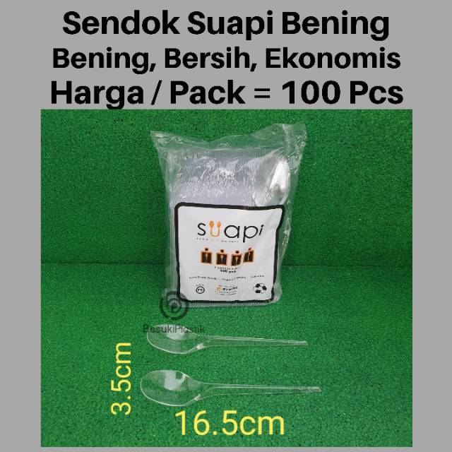 Jual Sendok Plastik Bening Suapi / Sendok Makan Bening | Shopee Indonesia