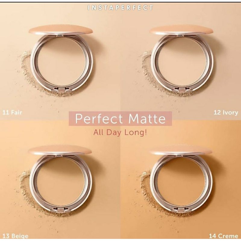 Jual Wardah Instaperfect Matte Fit Powder Foundation | Wardah Bedak ...