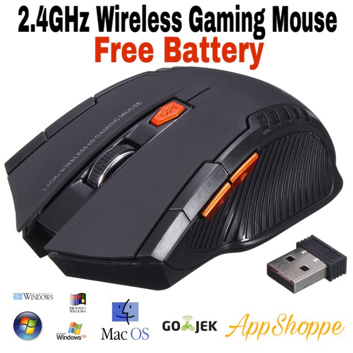 Jual PRO GAMERS!! WIRELESS MOUSE PRO GAMING MIRIP FANTECH RAIGOR W4 6D ...