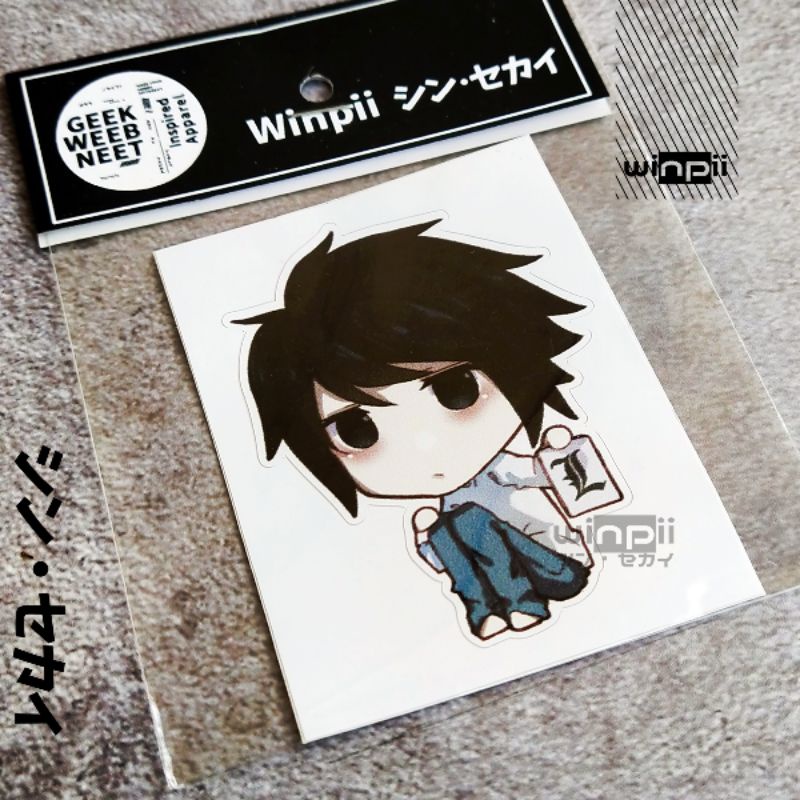 Jual Stiker / Sticker L Lawliet Anime Death Note | Shopee Indonesia