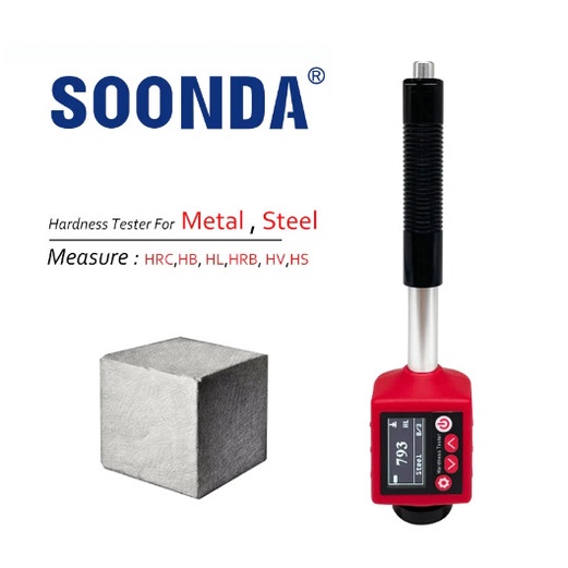 Jual 6-in-1 Metal Hardness Tester Portable 360° Hardness HRC,HRB,HB,HS ...