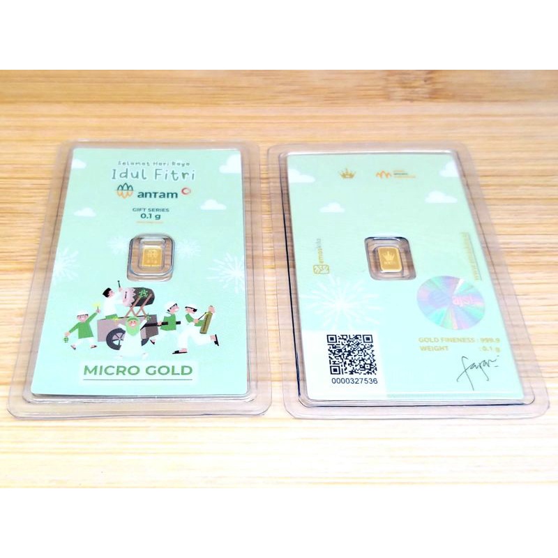 Jual GIFT SERIES ANTAM 0.10 GRAM, ANTAM, MICRO GOLD, EMAS KITA, LM HRTA ...