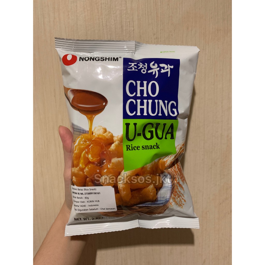 Jual Nongshim Cho Chung U Gua - Krekers Beras - Rice Snack Korea ...