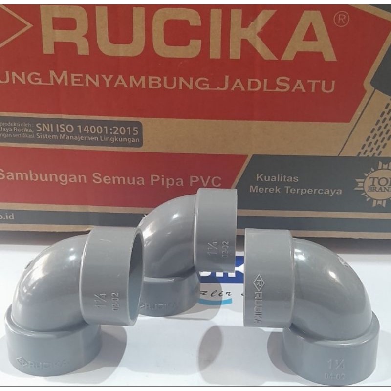 Jual Keni / L / Elbow / Knee Rucika D 2" / 21/2" inch | Shopee Indonesia