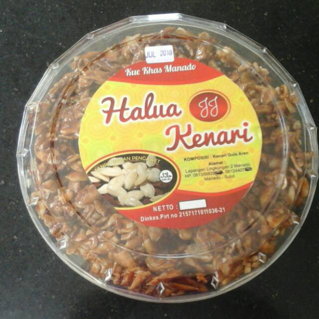 Jual Halua Kenari Khas Manado Merk JJ Besar | Shopee Indonesia
