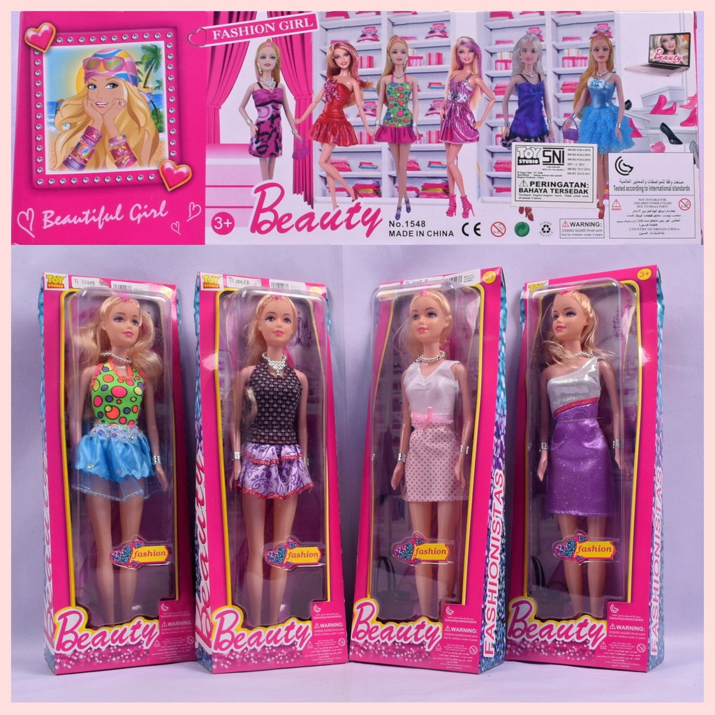 Jual BEAUTY FASHION BEAUTIFUL GIRL BARBIE DOLL MAINAN ANAK PEREMPUAN ...
