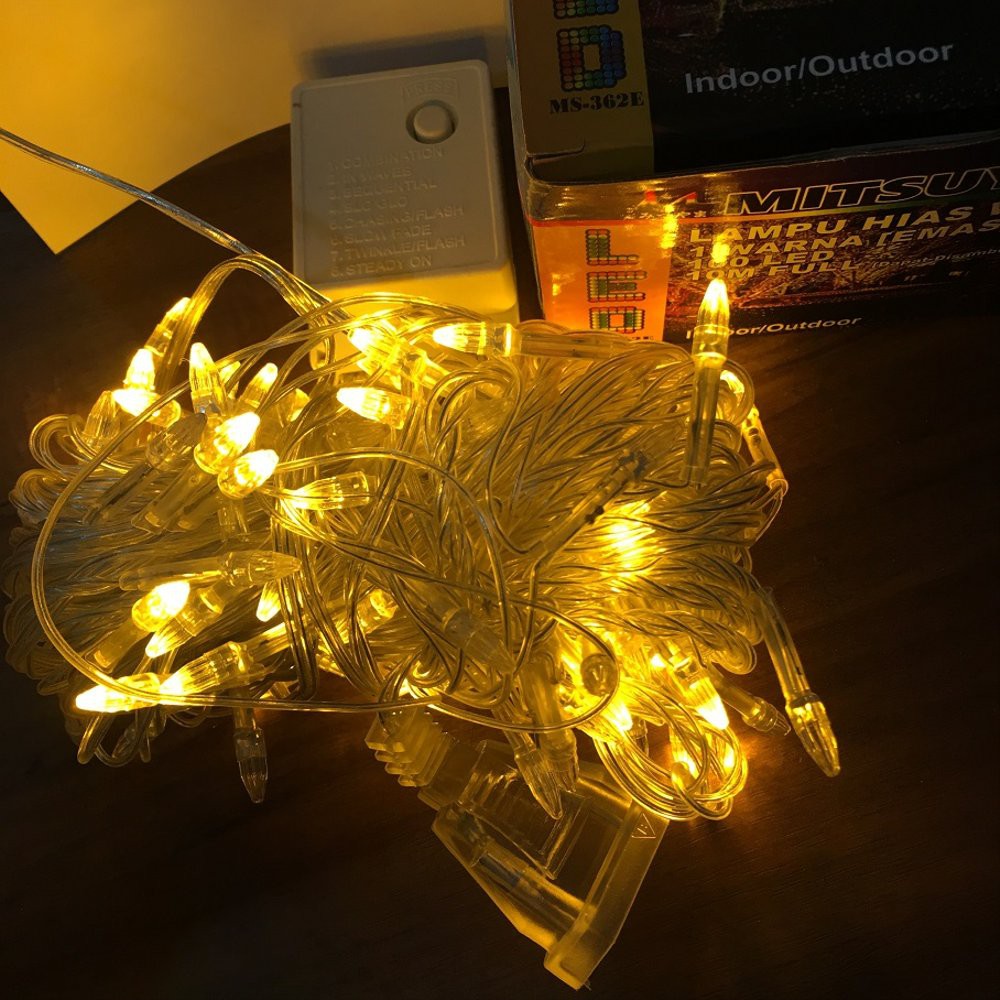 Jual LAMPU TUMBLR WARM WHITE/LAMPU HIAS DAN NATAL PUTIH KUNING/TWINKLE ...