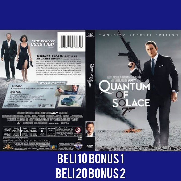 Jual Kaset DVD Quantum Of Solace | Shopee Indonesia
