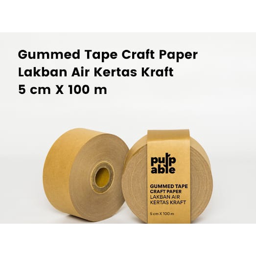 Jual Gummed tape / Lakban Air Paper Craft (5cm x 100m) Pulpable ...
