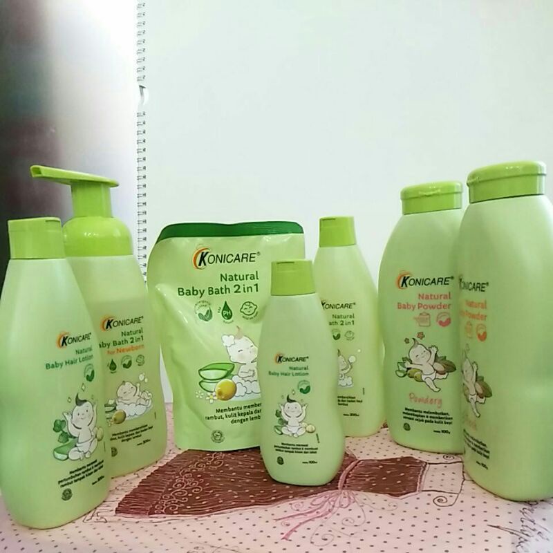 Jual Konicare Baby Powder-Hair Lotion-Baby Bath 2 in 1 | Shopee Indonesia