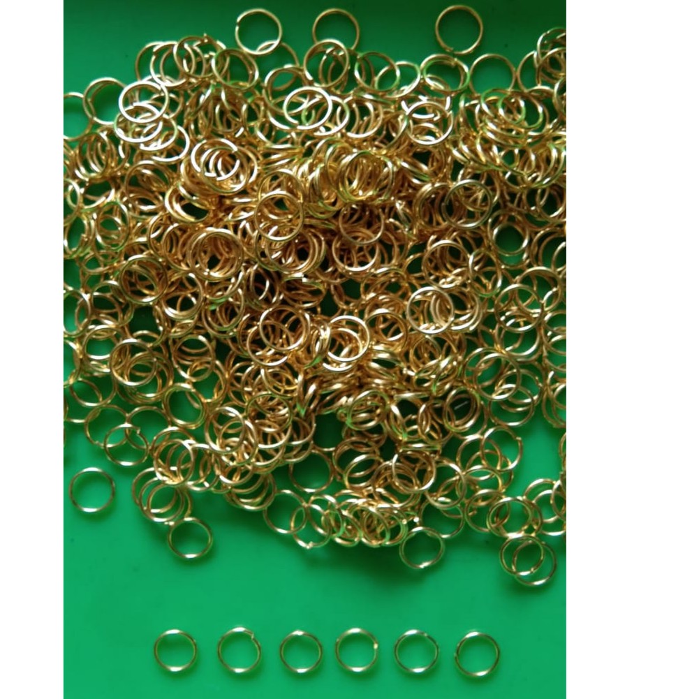 Jual Ring Bulat Besi Gold 7*7mm @ 20gr (RB 60) | Shopee Indonesia