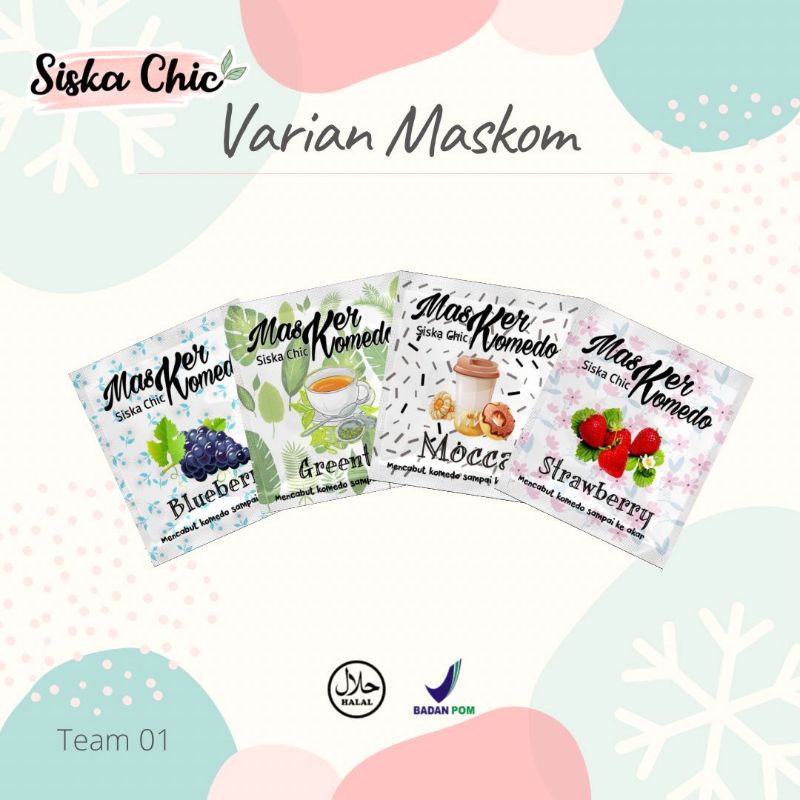 Jual MASKER KOMEDO BY SISKA CHIC BPOM ( AMPUH ANGKAT KOMEDO SAMPAI KE ...
