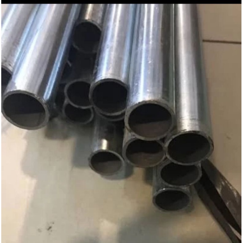 Jual Steel Pipe Conduit Polos E19. Pipa Polos besi | Shopee Indonesia