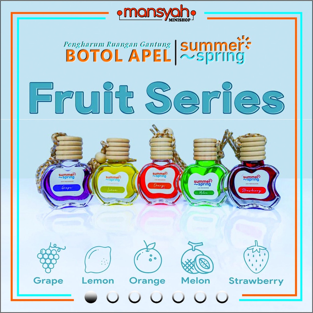 Jual Pengharum Botol Apel 10ml | Summerspring Botol Apel Fruit Series ...