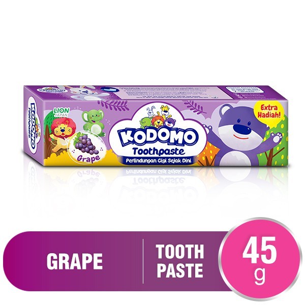 Jual Kodomo Toothpaste Grape Tube 45g (10024) | Shopee Indonesia