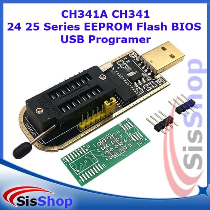 Jual CH341A IC PROGRAMMER EEPROM FLASH BIOS USB PROGRAMMER IC FLASH ...