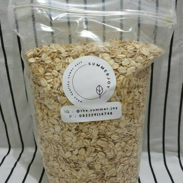 Jual Oatmeal (rolled oat / instant oat) kemasan 1kg | Shopee Indonesia