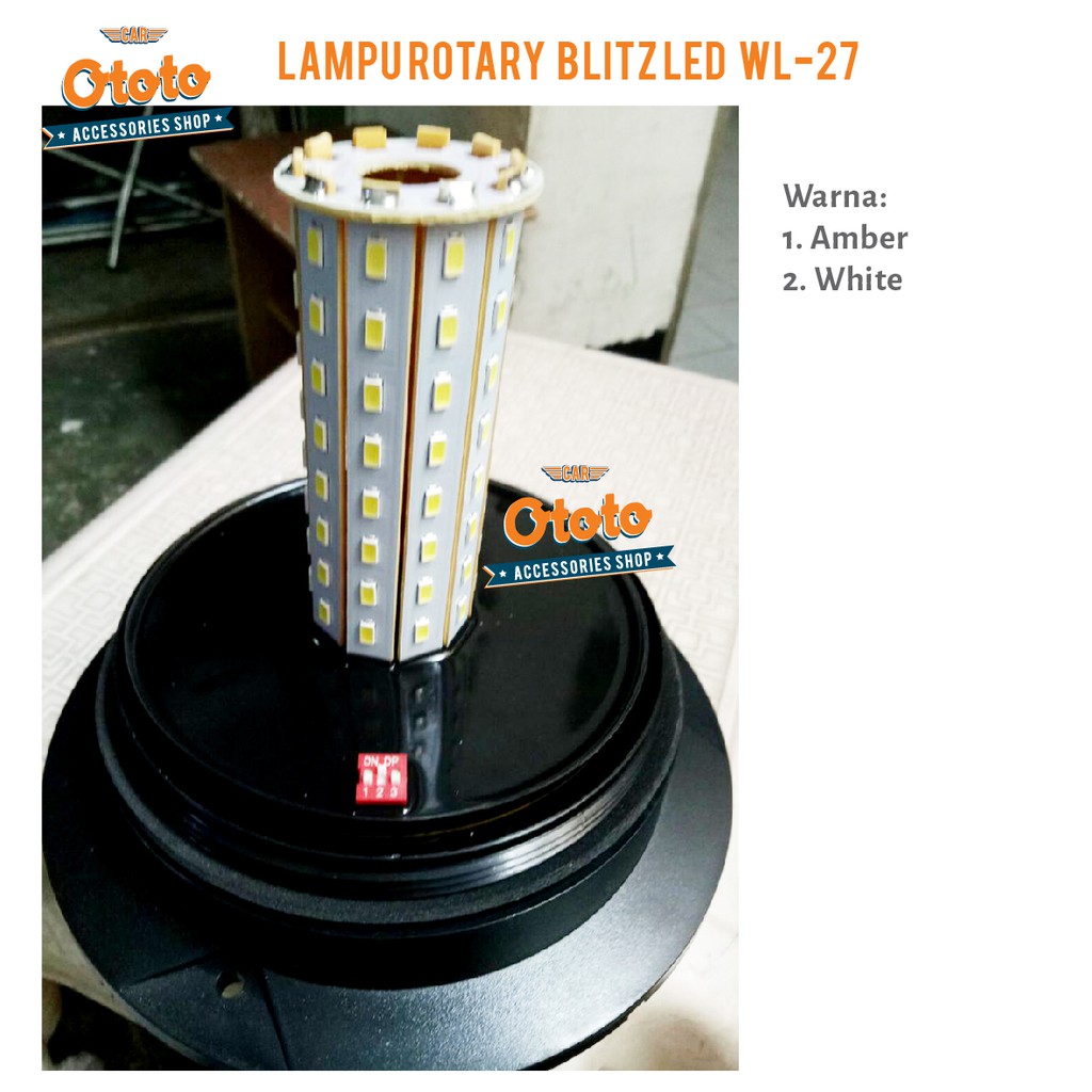 Jual Lampu Rotary Blitz LED tipe WL-27 (3 fungsi) | Shopee Indonesia