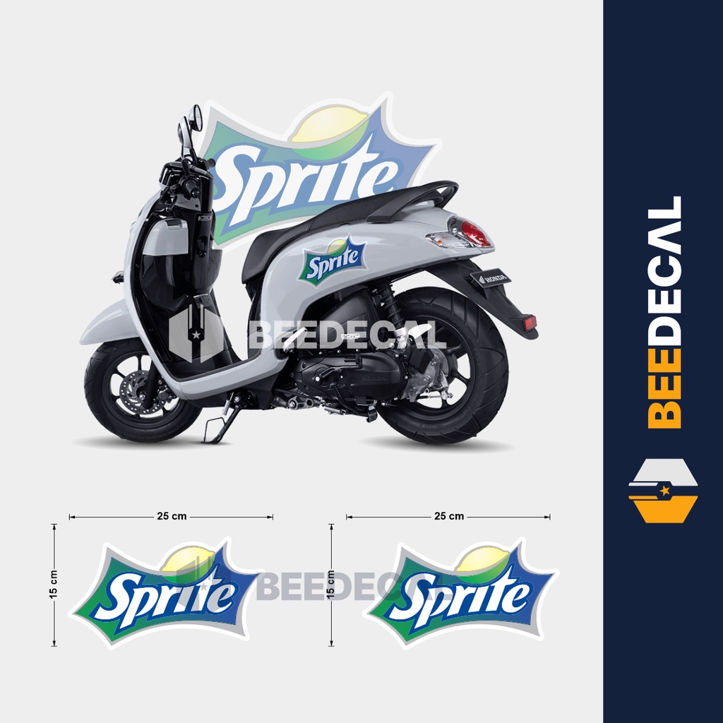 Jual Stiker Motor Sprite | BEEDECAL | Shopee Indonesia