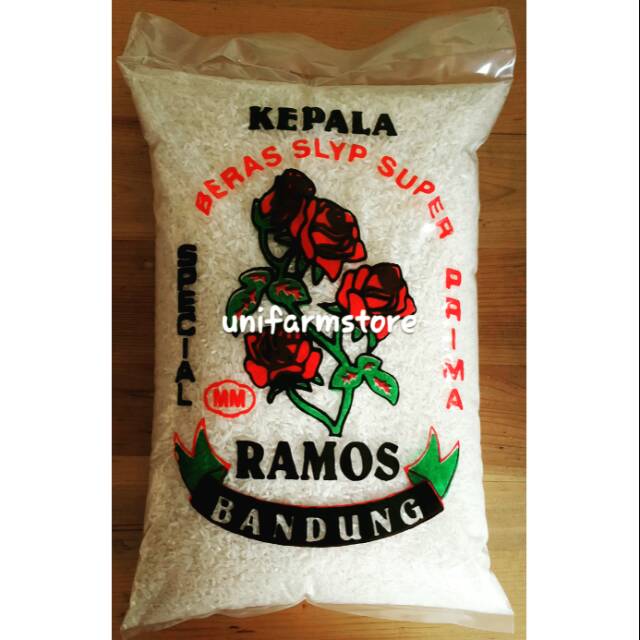 Jual Beras Ramos Bandung / Mawar 5KG | Shopee Indonesia