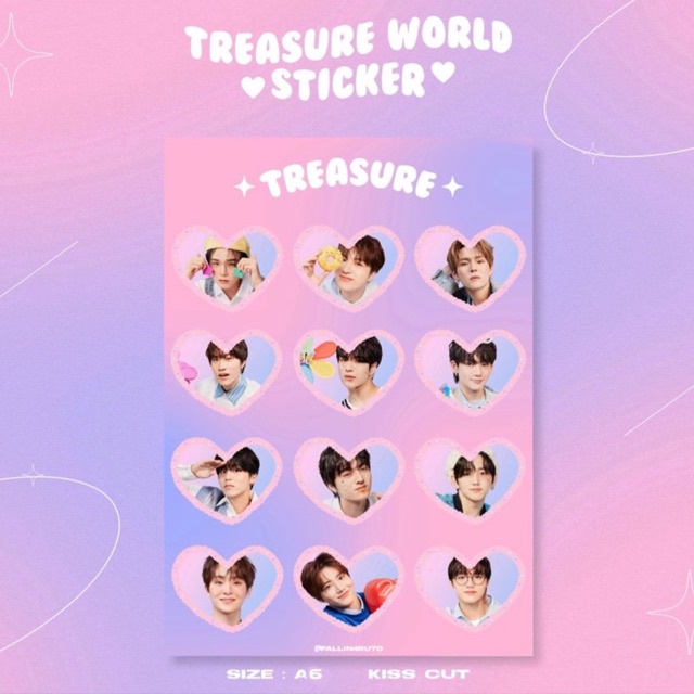 Jual TREASURE WORLD STICKER FANMADE | Shopee Indonesia