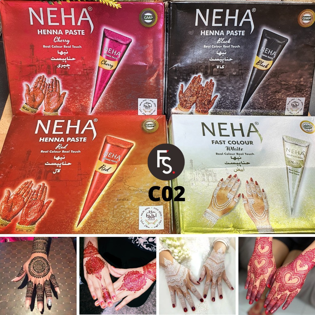 Jual Paling Murah Henna Neha Cone, Tuffah, Henna Tatto dan Cetakan ...