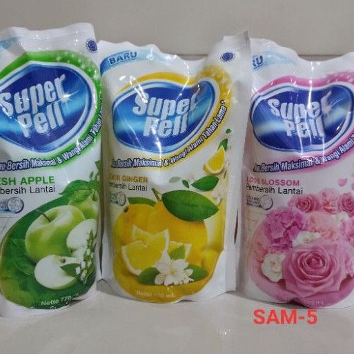Jual Super Pell 770ml Lemon Ginger/Fresh Apple/Love Blossom | Shopee ...