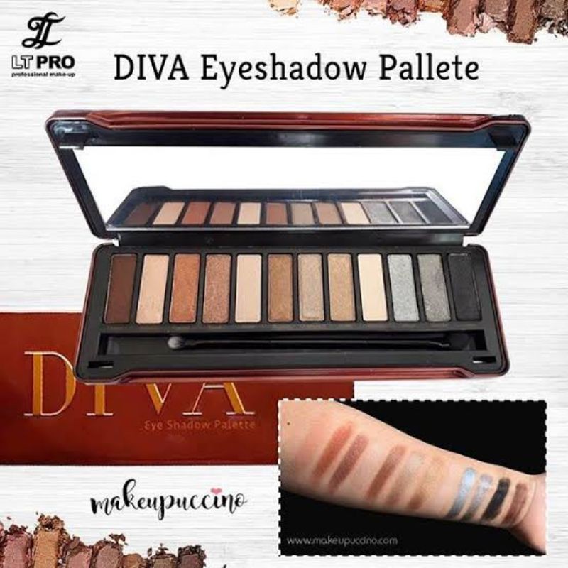 Jual LT PRO DIVA EYE SHADOW PALETTE /100 % ORIGINAL | Shopee Indonesia
