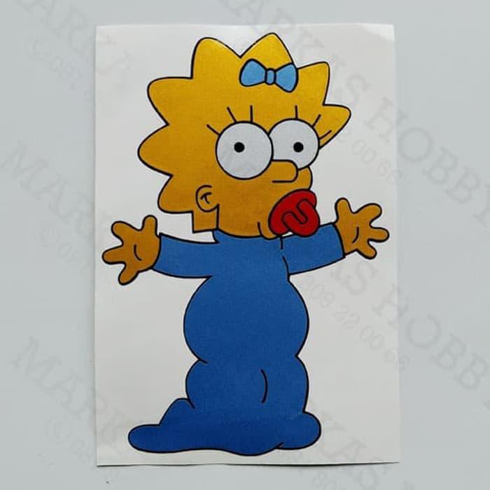 Jual Stiker / Sticker The Simpson Lisa Simpson Baby Version | Shopee ...