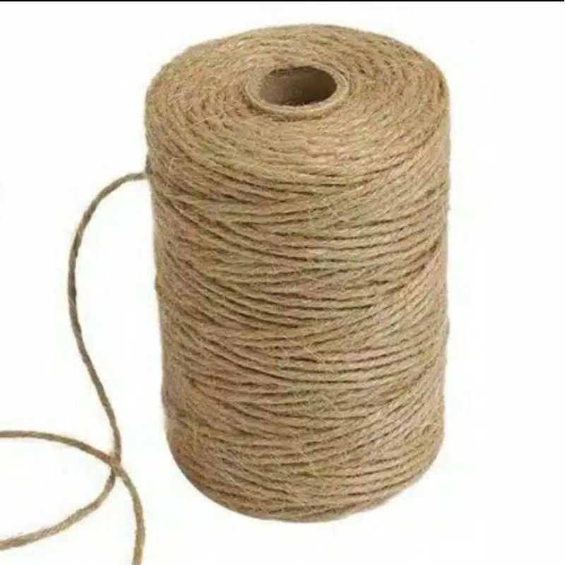 Jual 1meter Tali Merah Putih Benang hias Tali Rami Tali kotak hampers ...