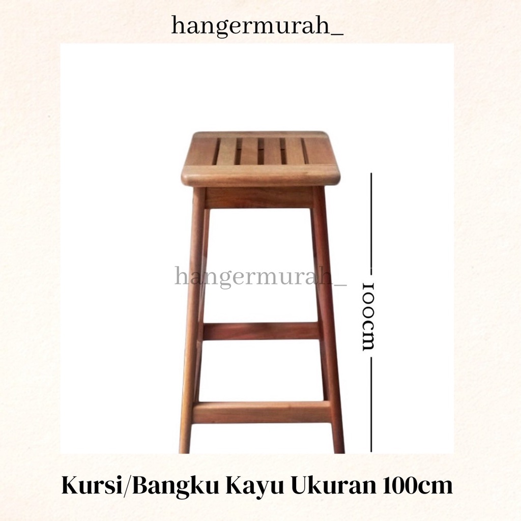 Jual Kursi/Bangku Kayu Ukuran 100cm | Shopee Indonesia