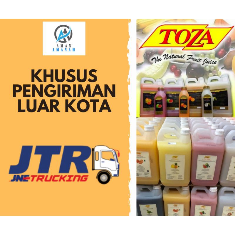 Jual JUS TOZA 5 LITER SIAP KIRIM LUAR KOTA | Shopee Indonesia