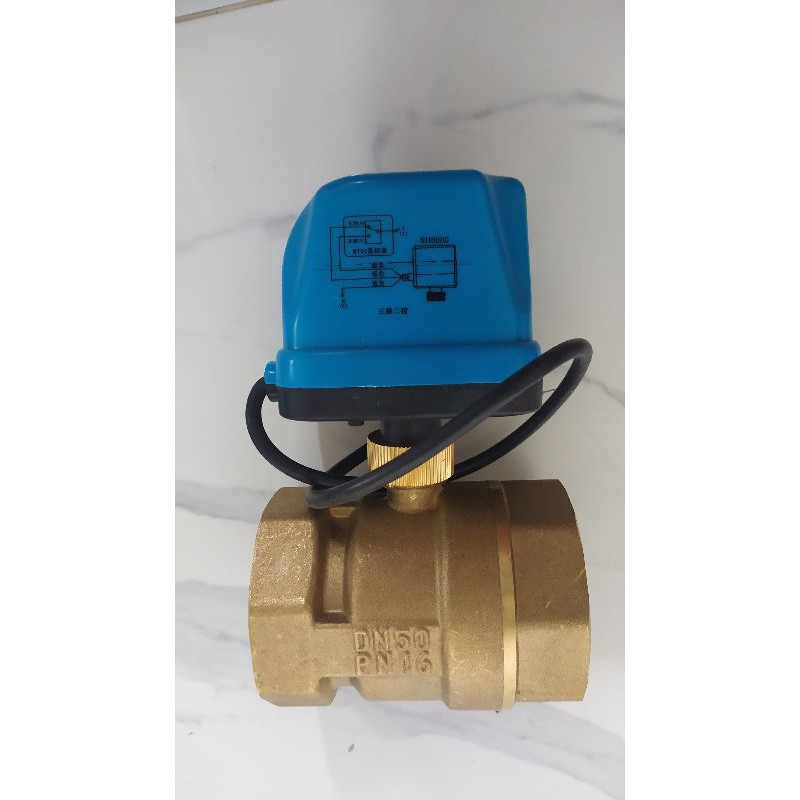 Jual Motorized Ball Valve 1/2 inch 3/4 inch 1 inch 2 Inch 220vac ...