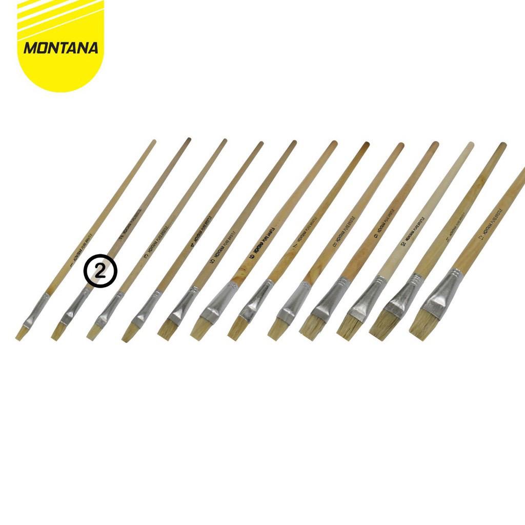Jual Brush Kuas Cat Air / Lukis Merk Montana BRW 2 Original | Shopee ...