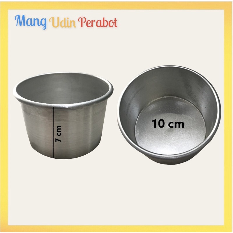 Jual Loyang bulat tanpa sambungan 10cm tinggi 7cm | Shopee Indonesia