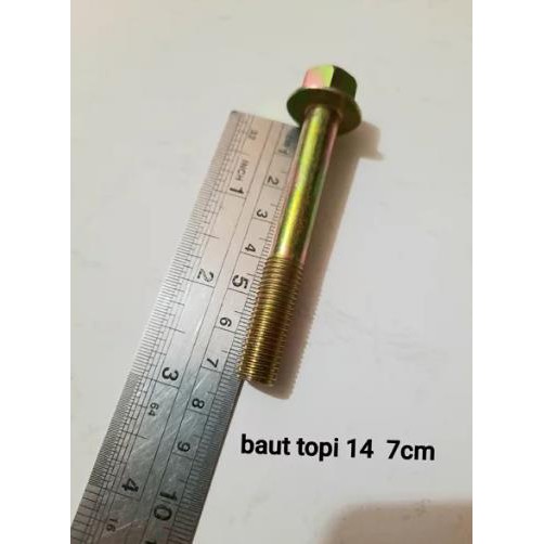 Jual Baut topi 14 tau 10mm x 7cm | Shopee Indonesia